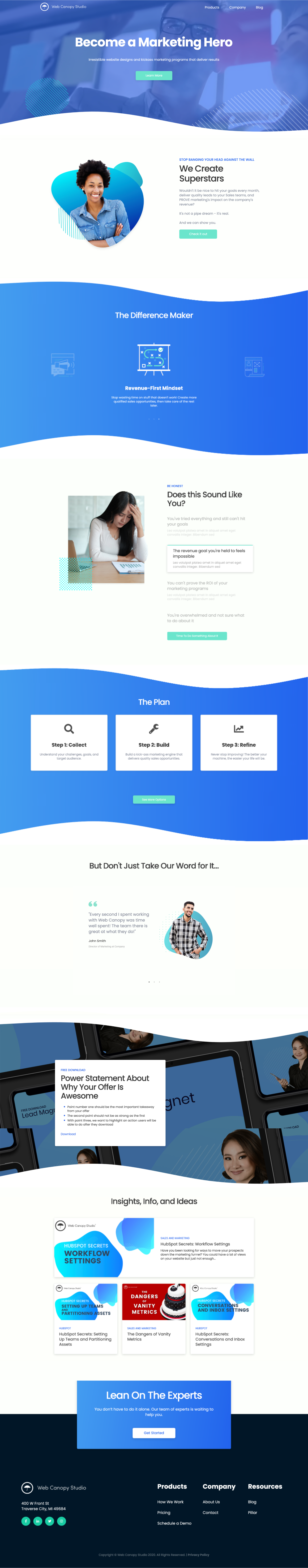 Studio Launchpad Theme by Web Canopy Studio